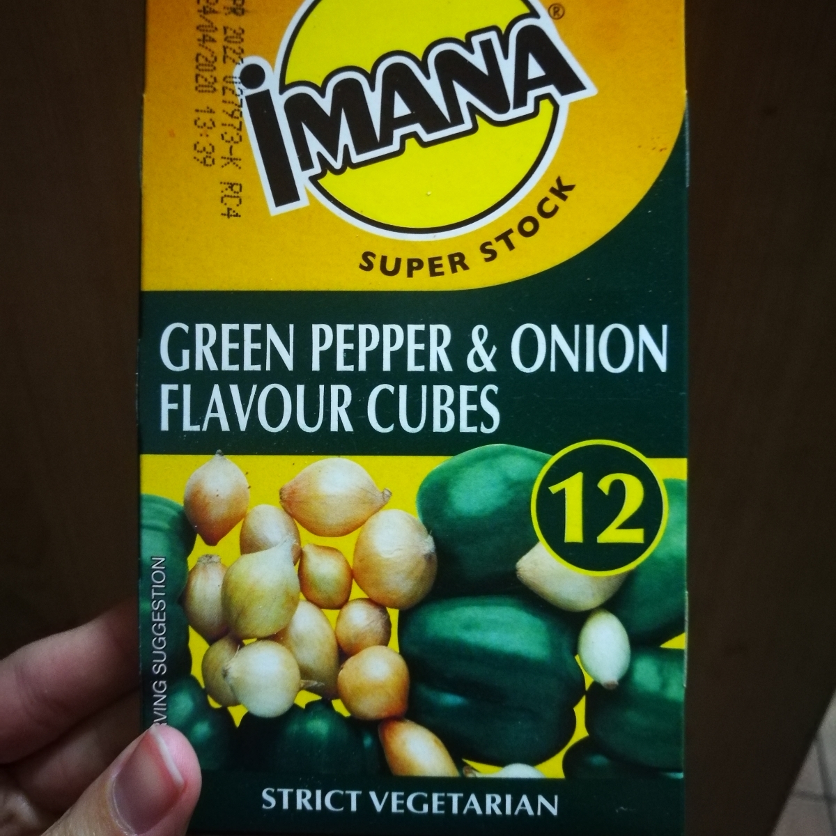 Green pepper & onion flavour cubes from Imana - Vegan Product Reviews ...