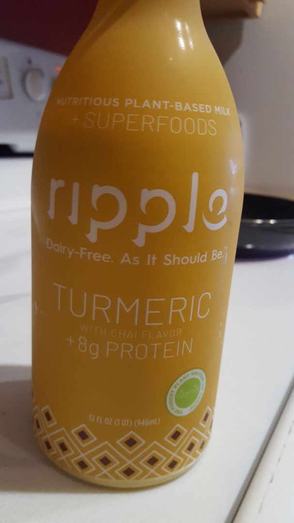 DISCONTINUED Plant-Based Milk Turmeric with Chai Flavor from Ripple ...