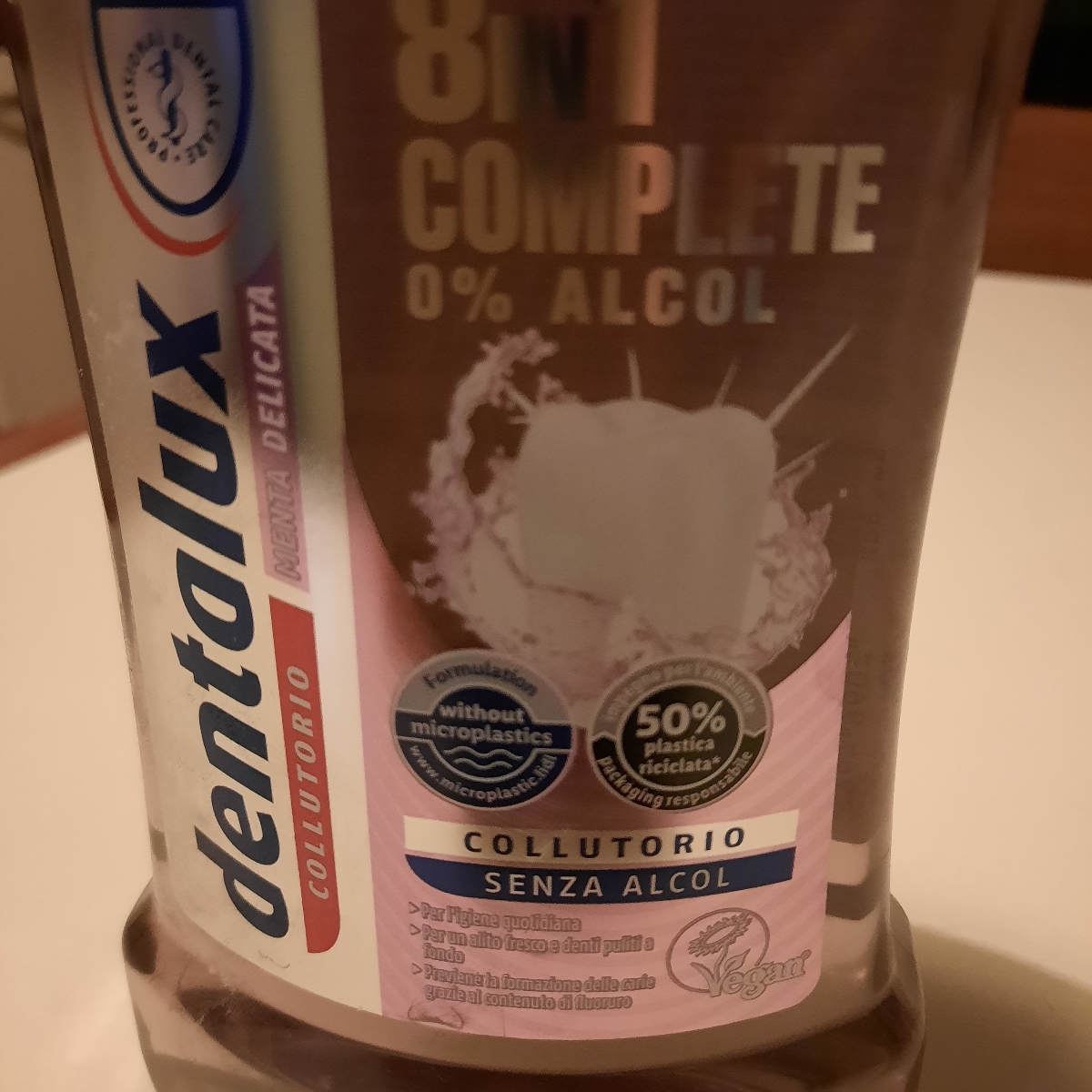 Collutorio 8 in 1 Complete 0% alcol from Dentalux - Vegan Product ...