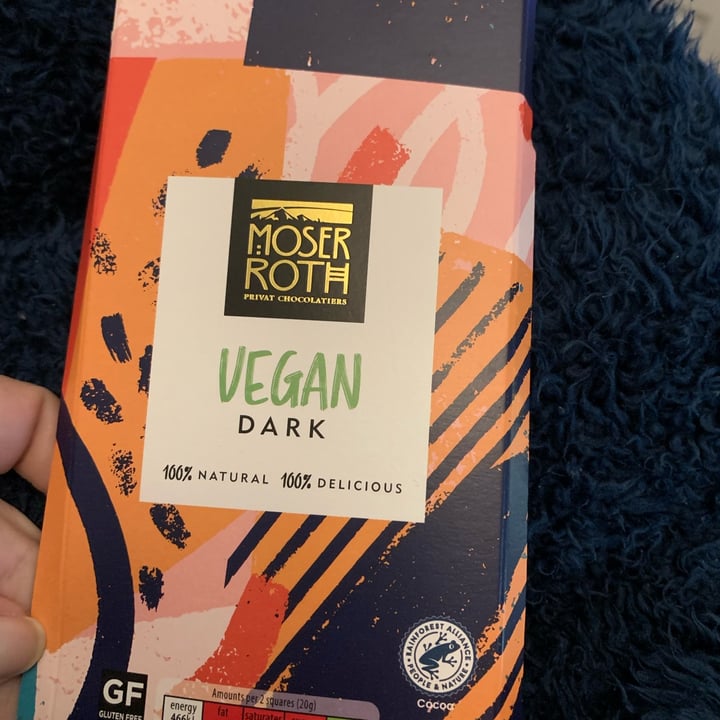 Moser Roth Vegan Dark chocolate Review | abillion
