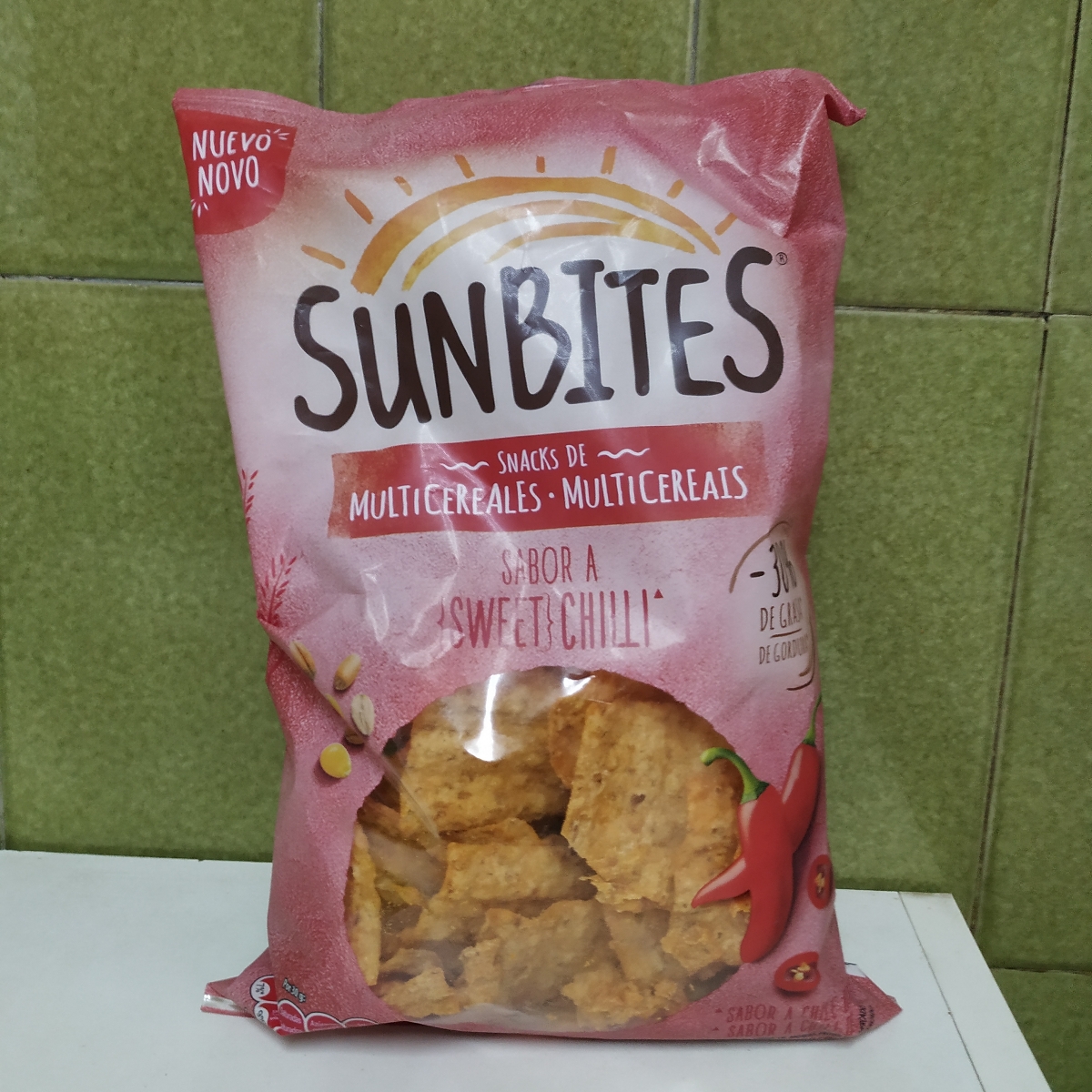 Snacks de Multicereales Sweet Chili from Sunbites - Vegan Product ...