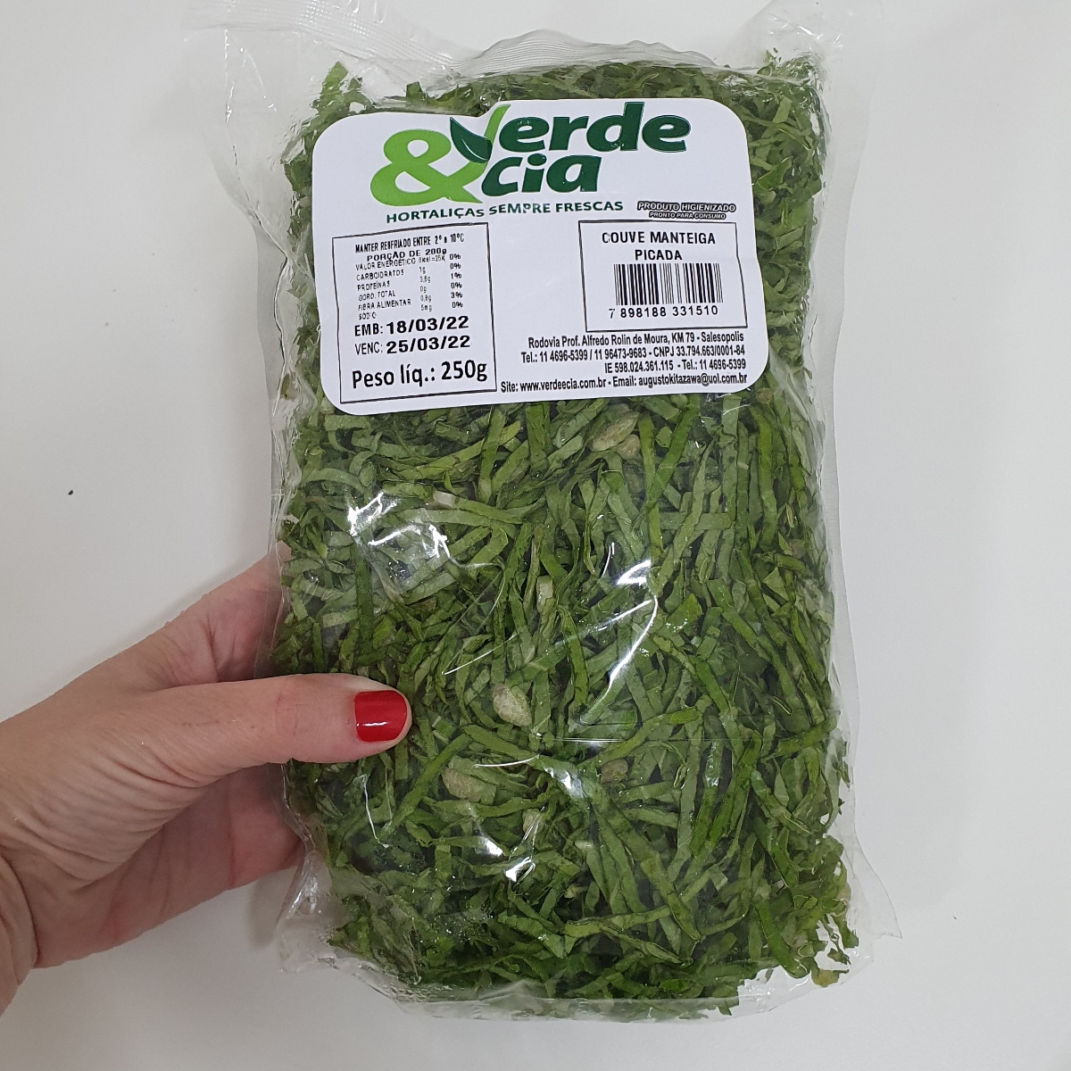 Couve Manteiga Picada from Verde & Cia - Vegan Product Reviews ...