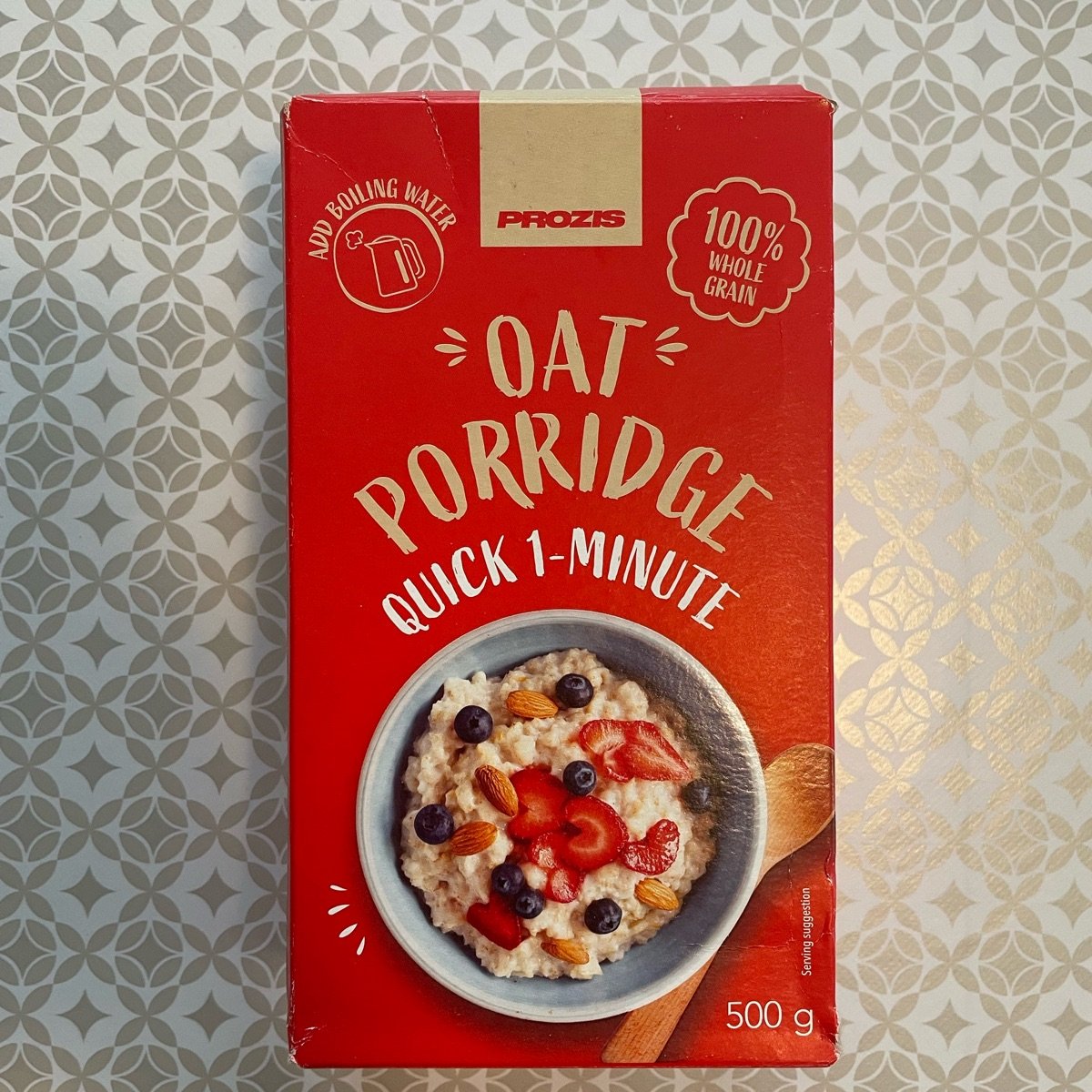 Oat porridge from Prozis - Vegan Product Reviews & Ratings | abillion