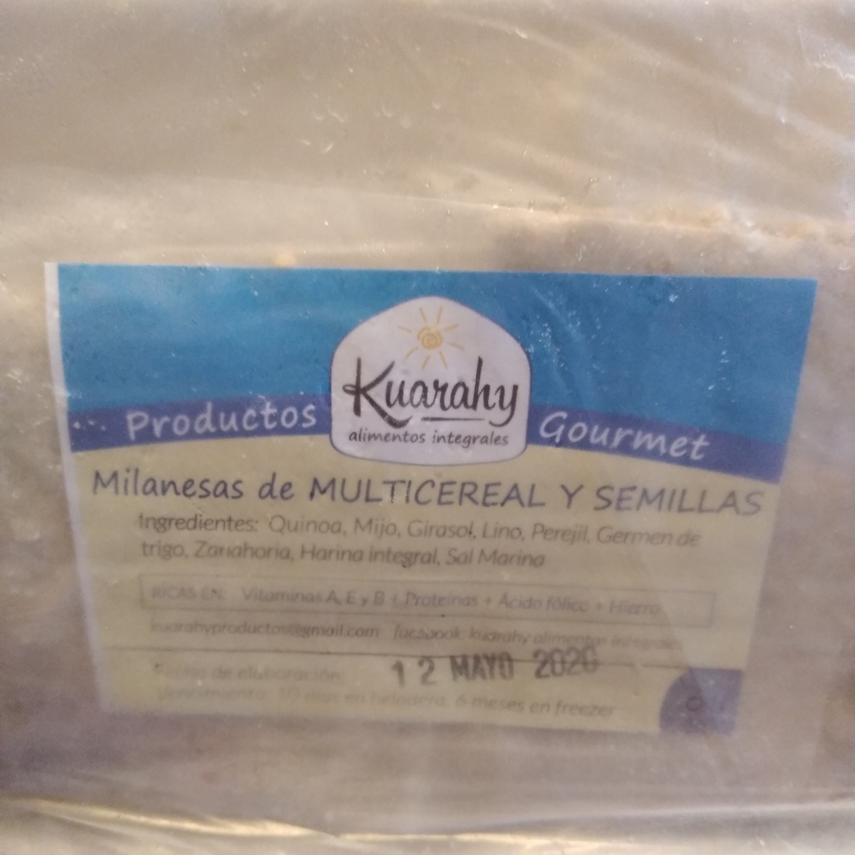 Milanesas multicereal y semillas from Kuarahy - Vegan Product Reviews ...