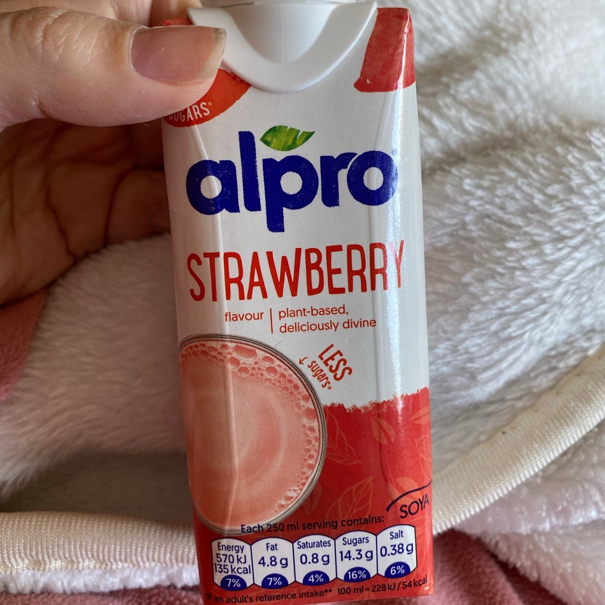 Soya Strawberry Milk from Alpro - Vegan Product Reviews & Ratings ...