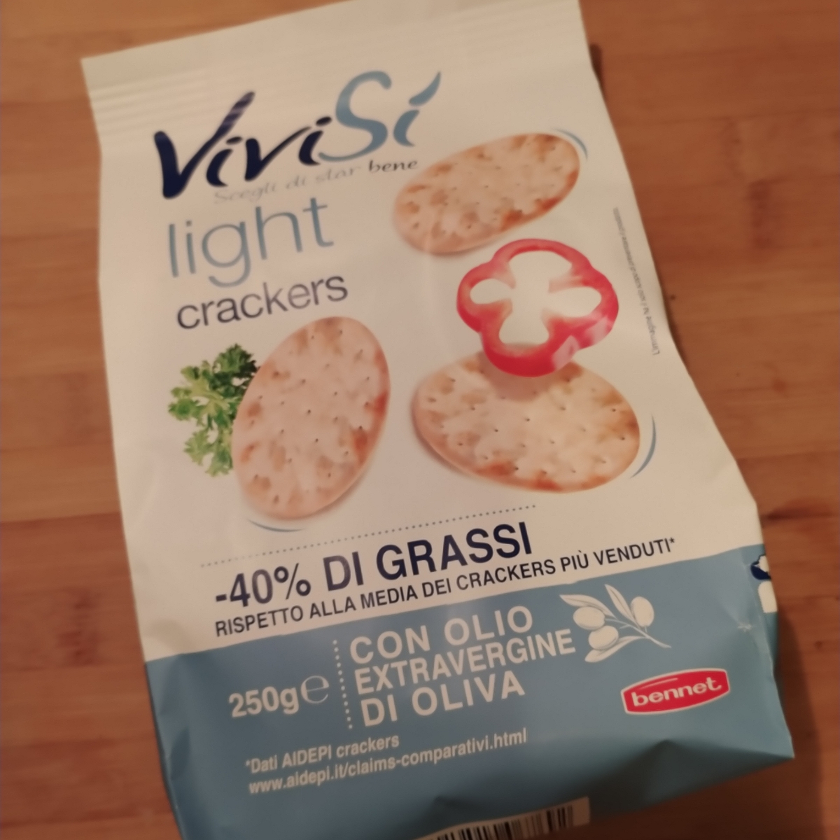 Light Crackers Vivisí from Bennet vivisì - Vegan Product Reviews ...