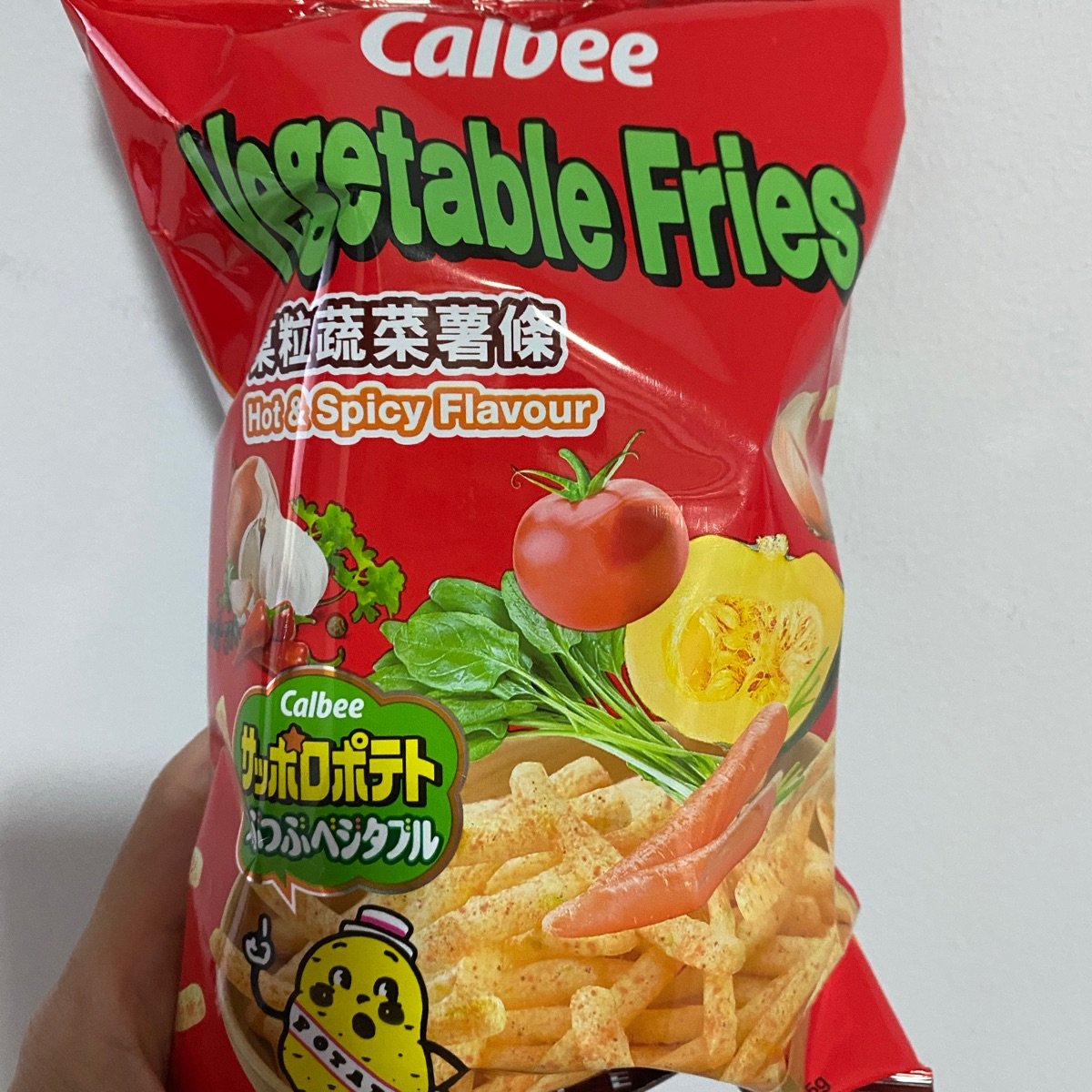 Vegetable Fries (Hot & Spicy Flavour) from Calbee - Vegan Product ...