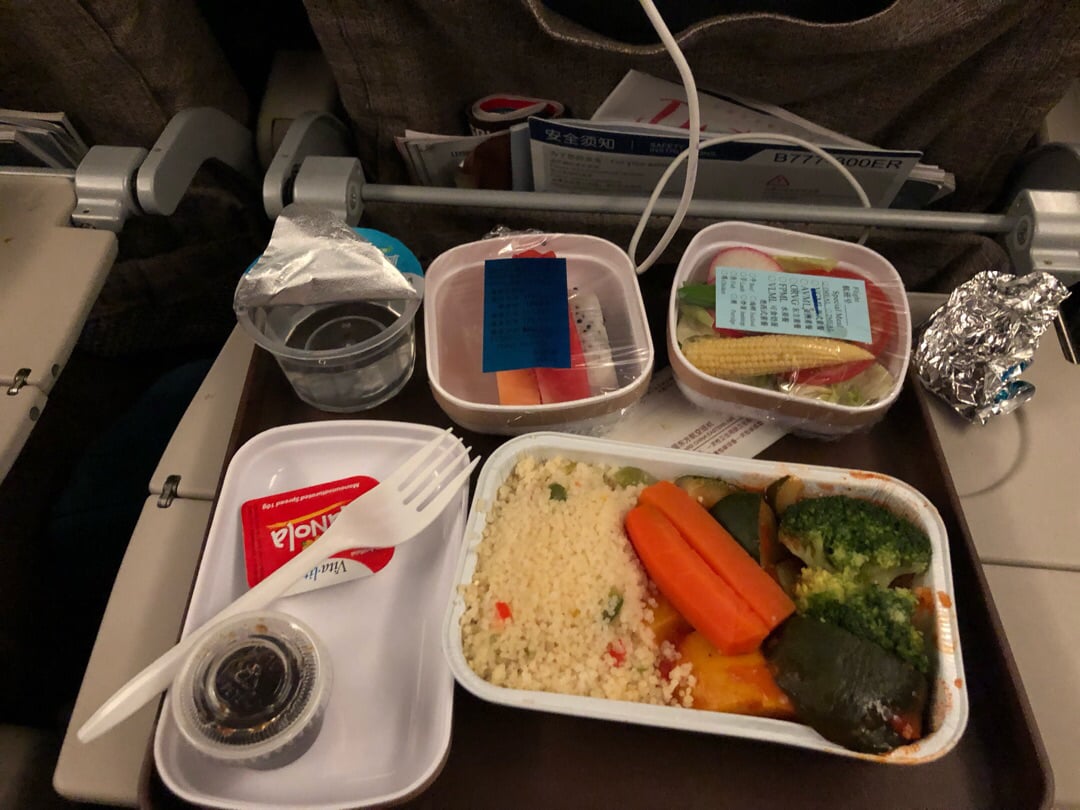 Vegetarian Vegan Meal (VGML) from China Eastern Airlines - Vegan ...