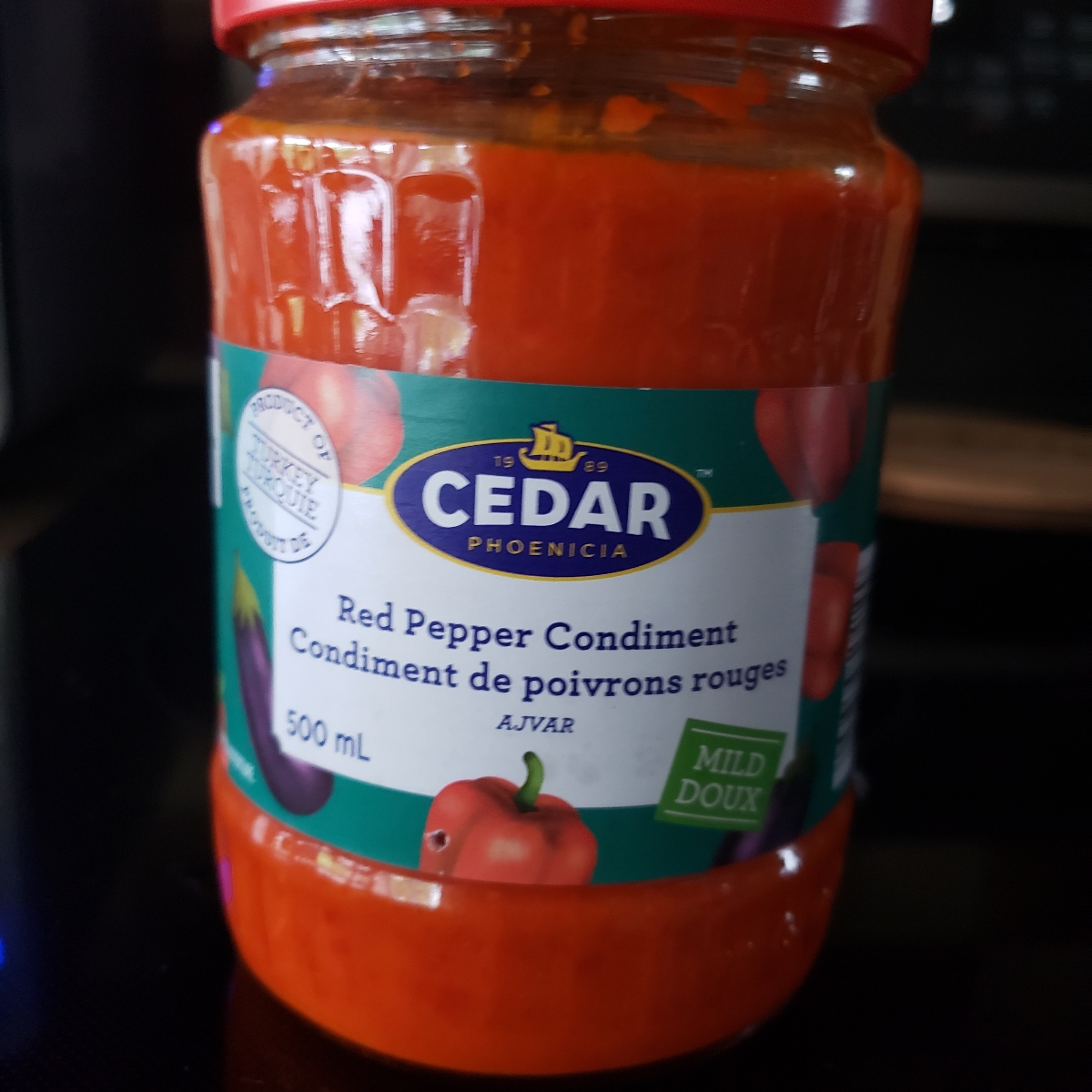 red pepper condiment from Cedar - Vegan Product Reviews & Ratings ...