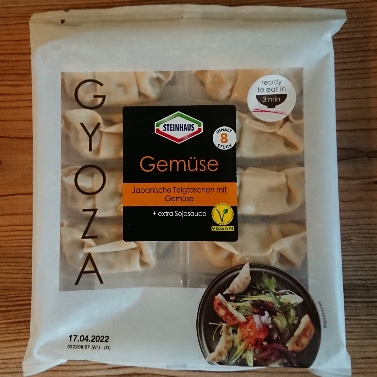 Gyoza Gemüse from Steinhaus - Vegan Product Reviews & Ratings | abillion