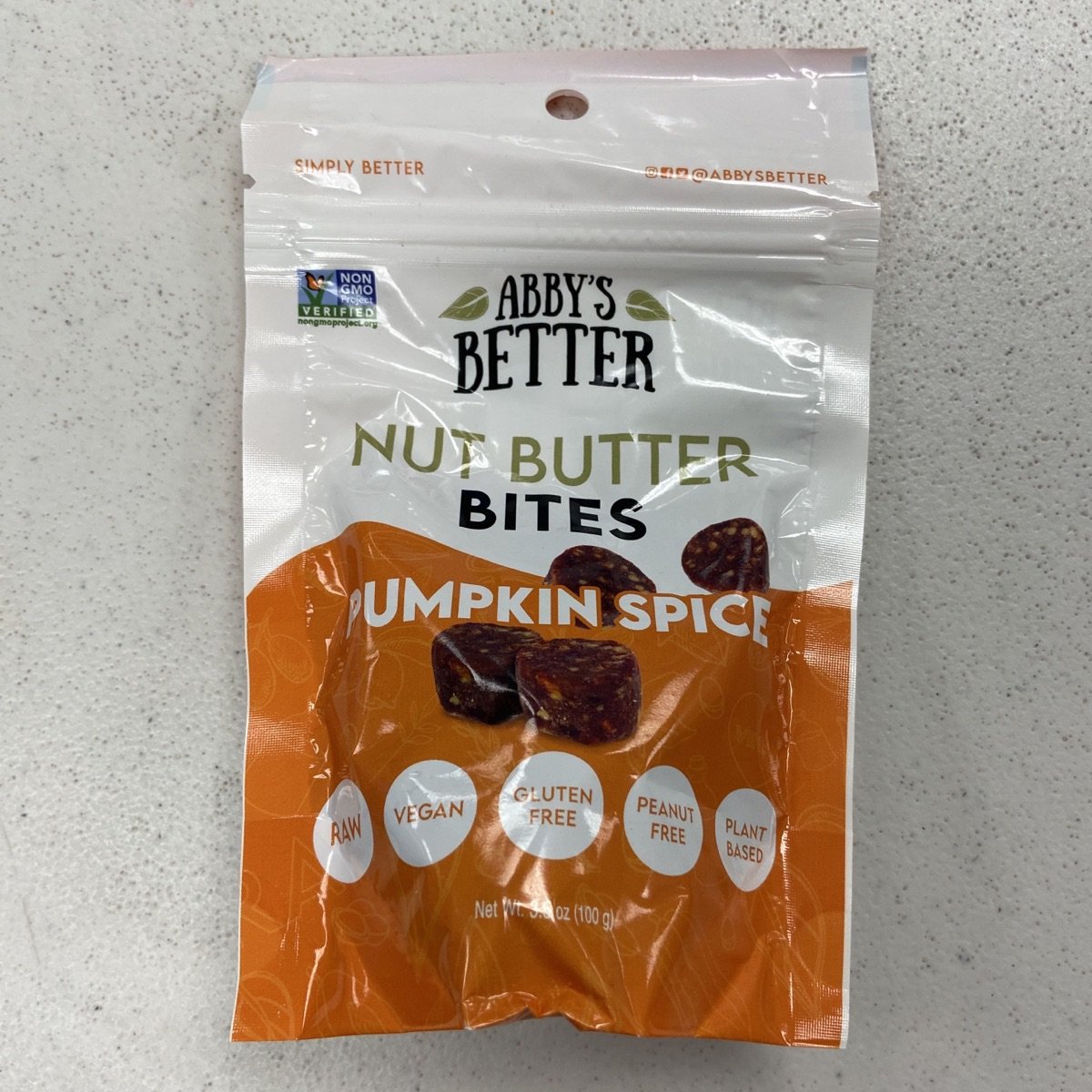 Pumpkin Spice Nut Butter Bites from Abby's Better - Vegan Product ...