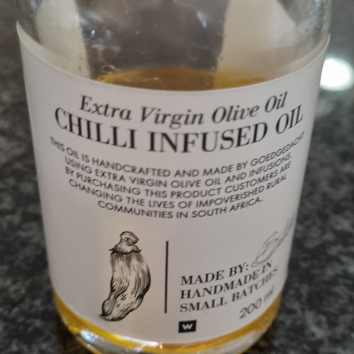 Chilli Infused extra Virgin Olive Oil from Woolworths Food - Vegan ...