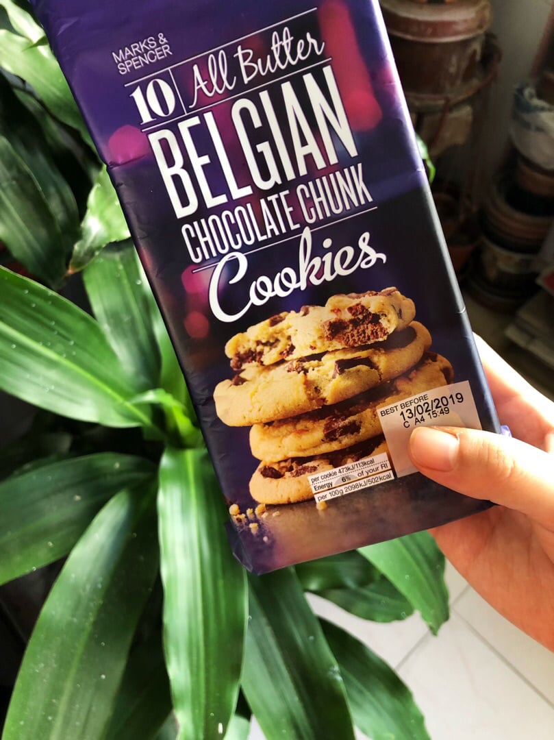 All Butter Belgian Chocolate Chunk Cookies from Marks & Spencer Food (M ...