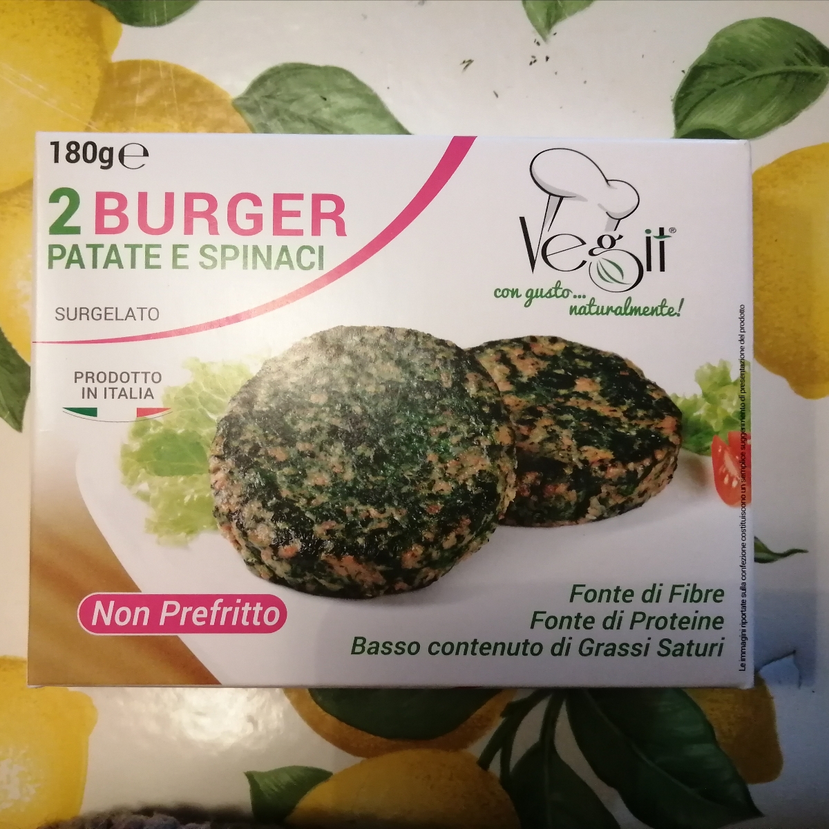 Burger patate e spinaci from VEGIT - Vegan Product Reviews & Ratings ...