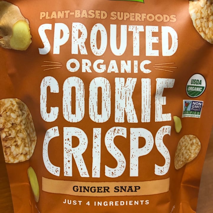 Go Raw Sprouted Organic Cookie Crisps gingersnap Review | abillion