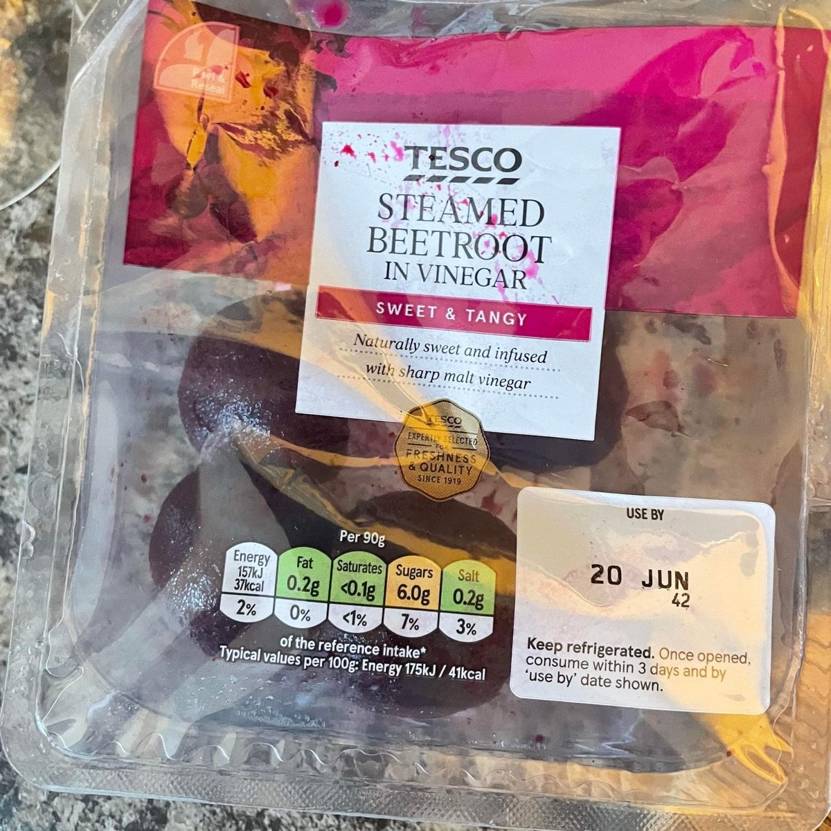 steamed beetroot in vinegar from Tesco - Vegan Product Reviews ...