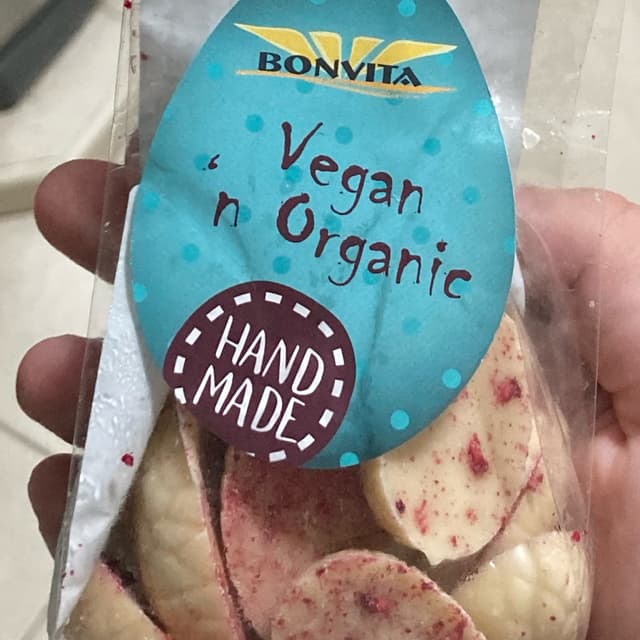 White half eggs and Raspberry from Bonvita - Vegan Product Reviews ...