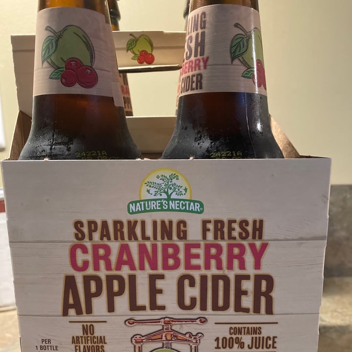 Nature's Nectar Sparkling fresh cranberry apple cider Review | abillion