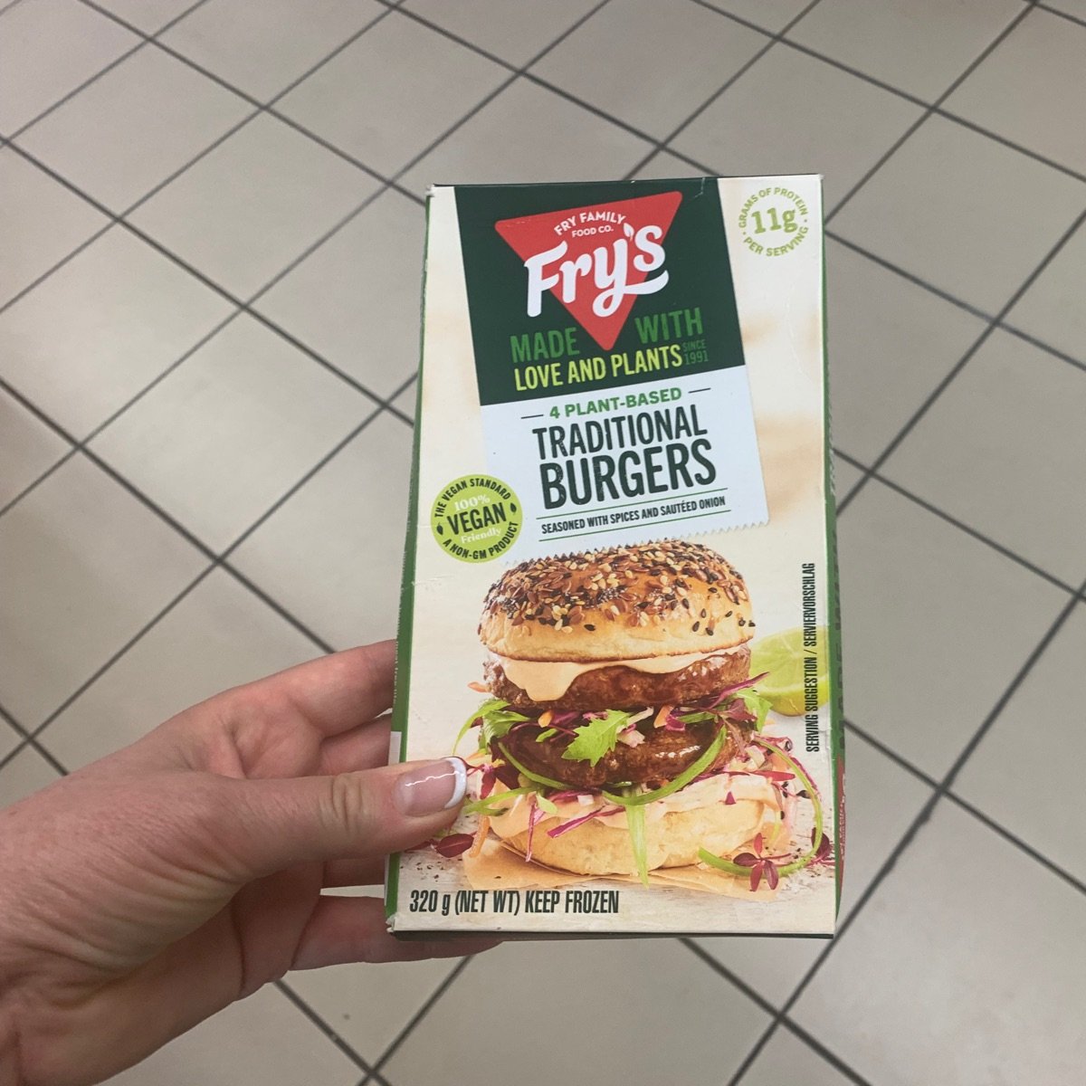 Meat Free Traditional Burgers at Fry's Family Food - Review by ...