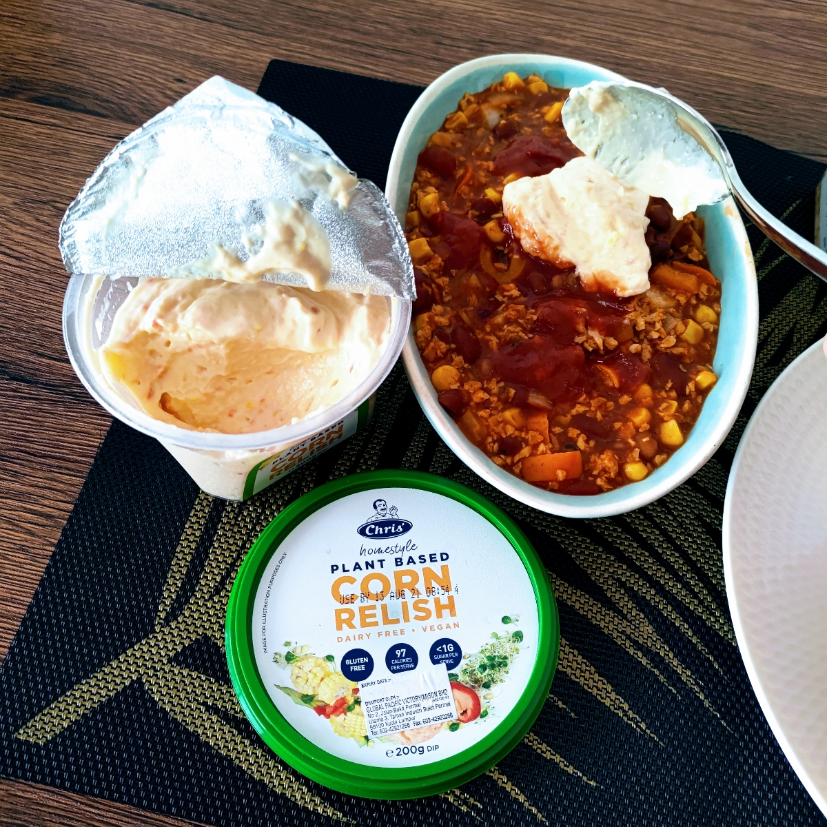 Corn relish from Chris’ - Vegan Product Reviews & Ratings | abillion