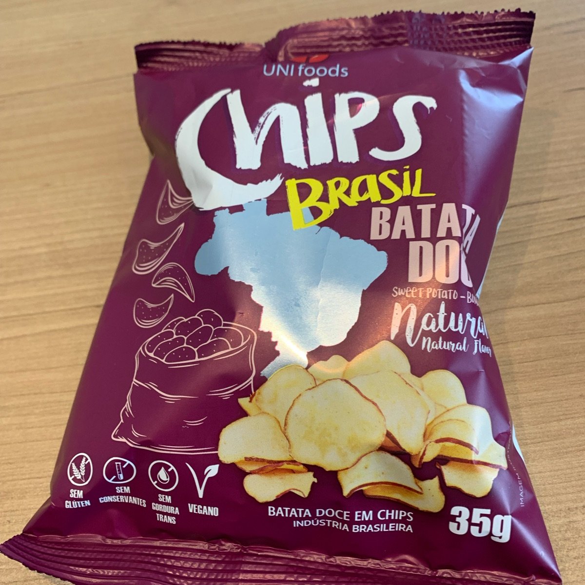 Uni alimentos Chips Brasil Batata Doce Reviews | abillion