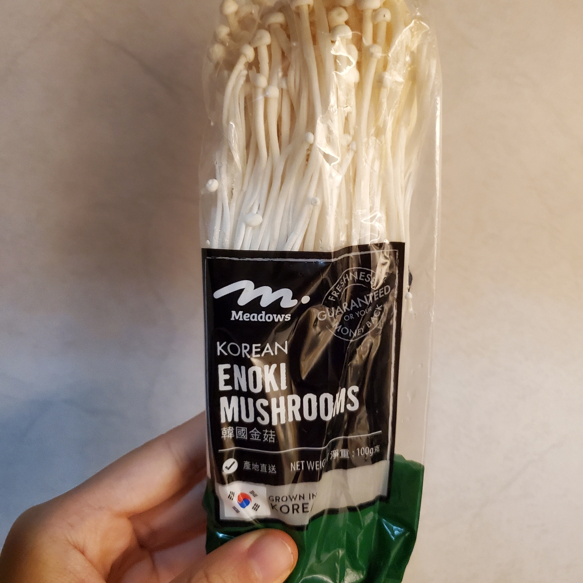 Korean Enoki Mushrooms from Meadows - Vegan Product Reviews & Ratings ...