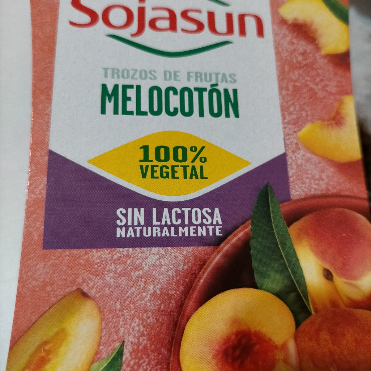 Yogurt con trozos de melocotón from Sojasun - Vegan Product Reviews ...