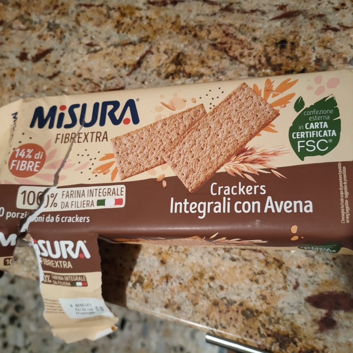 Misura Crackers integrali con Avena - Fibraextra Review | abillion