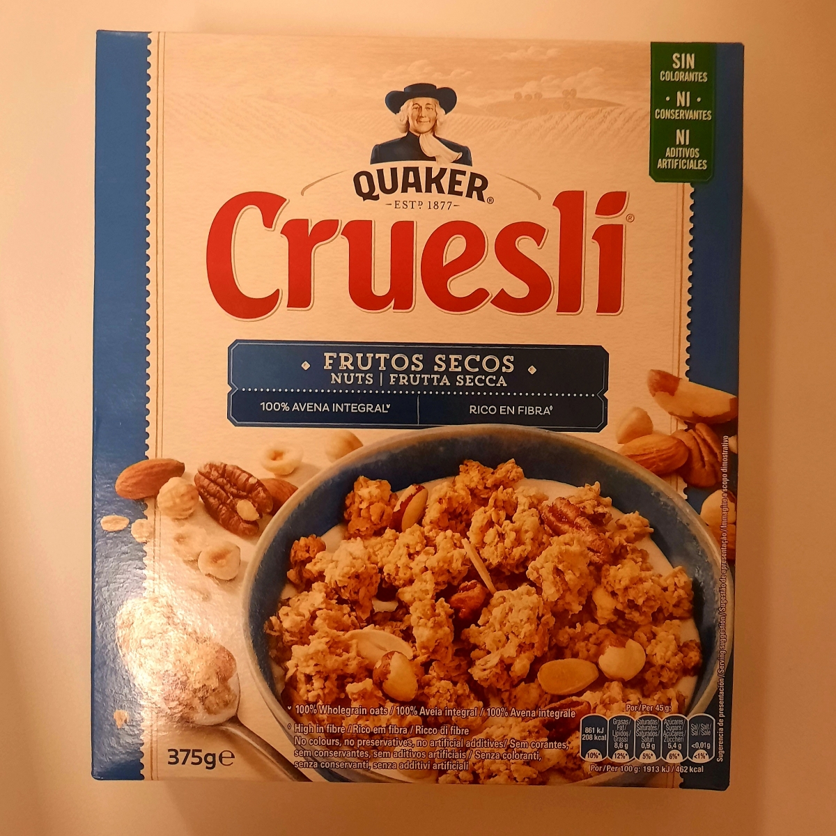 Cereal with Nuts from Quaker - Vegan Product Reviews & Ratings | abillion