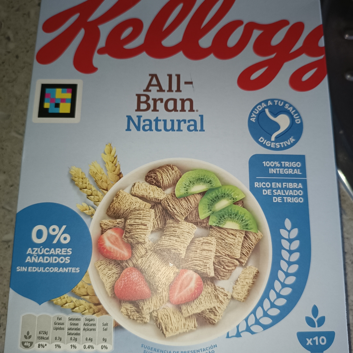 All bran Sin Azúcar from Kellogg's - Vegan Product Reviews & Ratings ...