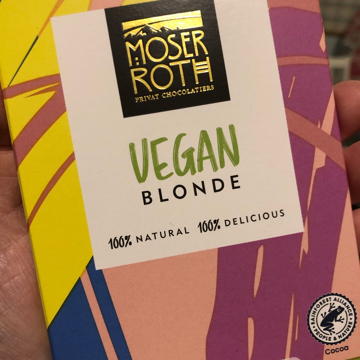 Moser Roth Vegan Blonde Chocolate from ALDI - Vegan Product Reviews ...