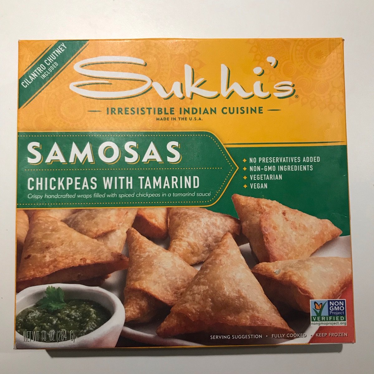 Samosas Chickpea with Tamarind from Sukhi’s - Vegan Product Reviews ...