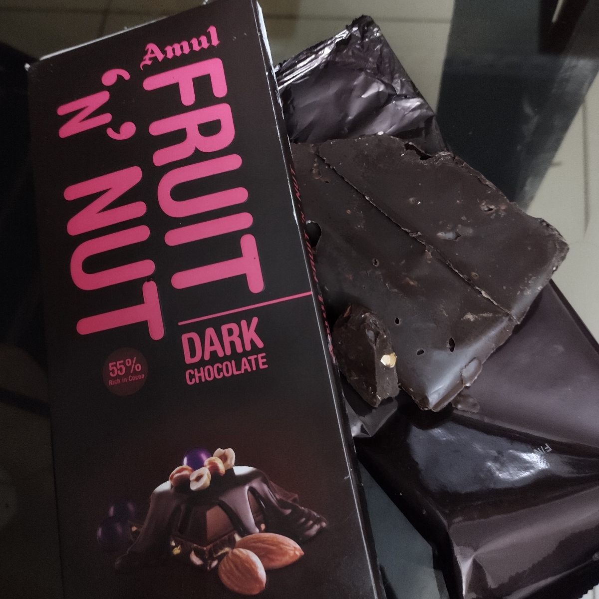 Fruit and Nut Dark Chocolate from Amul - Vegan Product Reviews ...