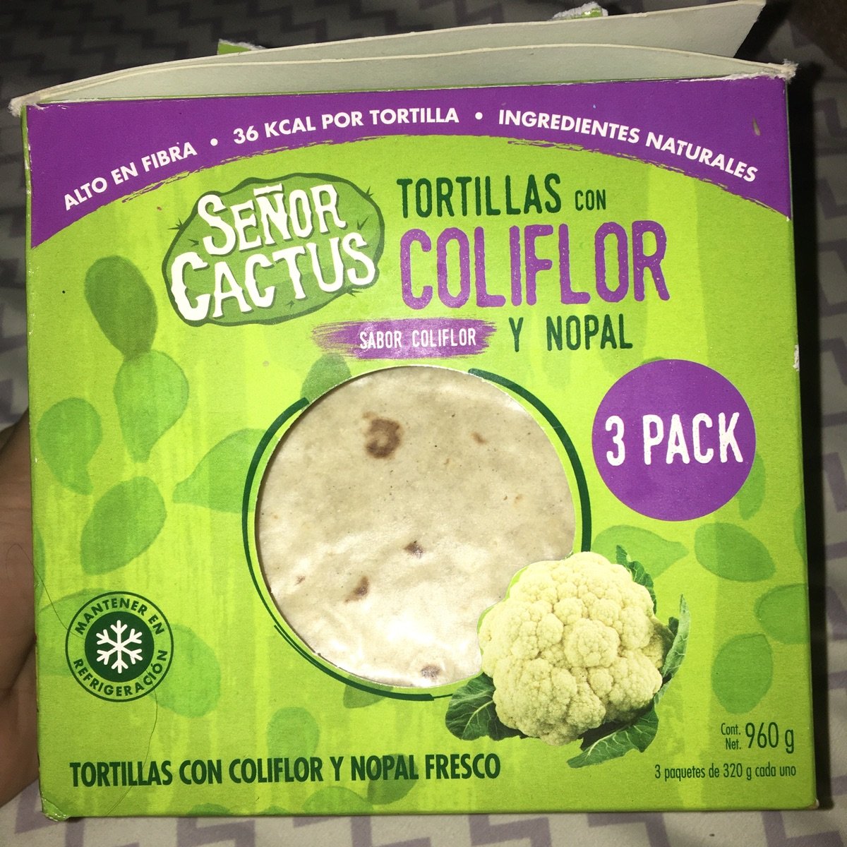 Señor Cactus Tortillas con coliflor y nopal Reviews | abillion