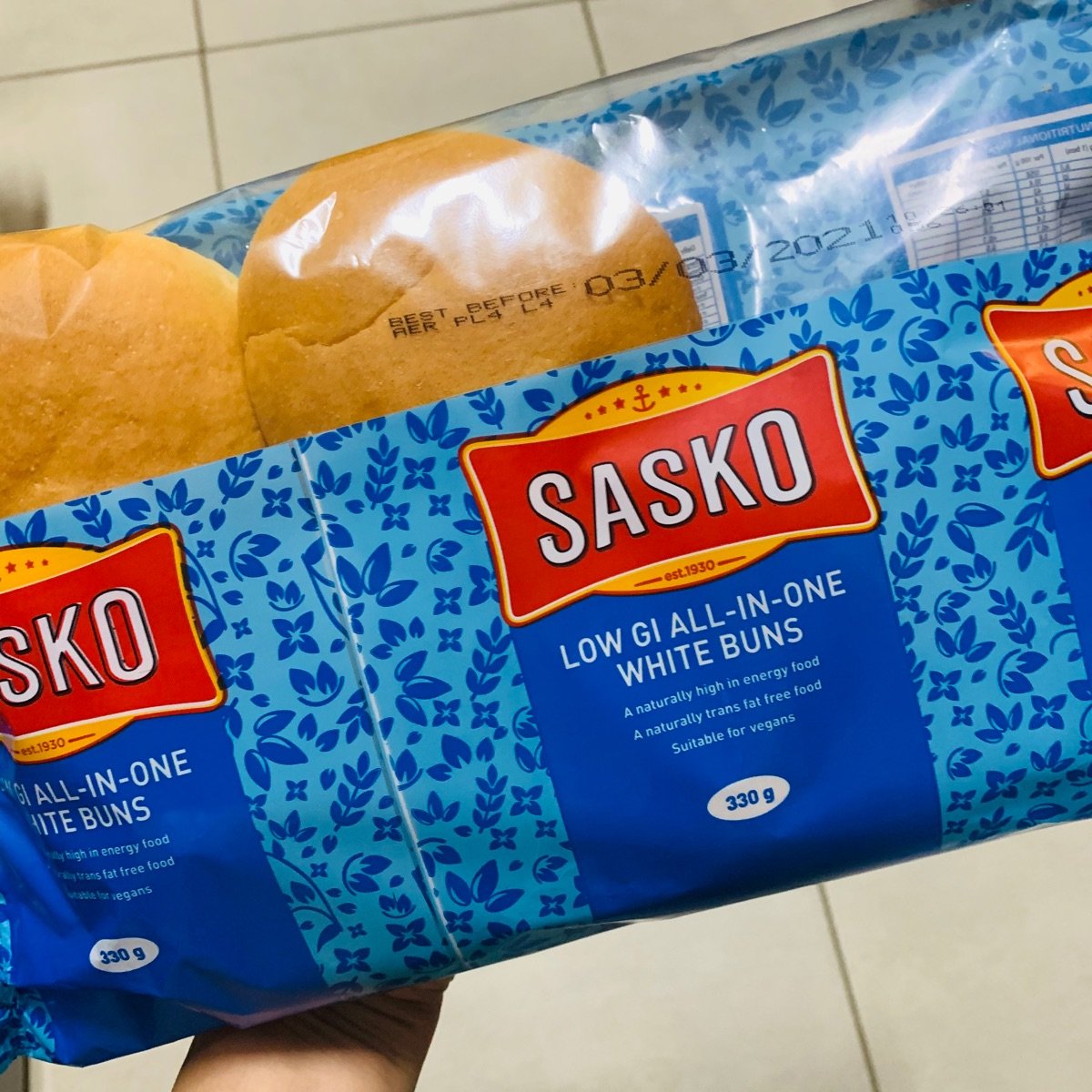 Sasko Low GI all in one white buns Reviews | abillion