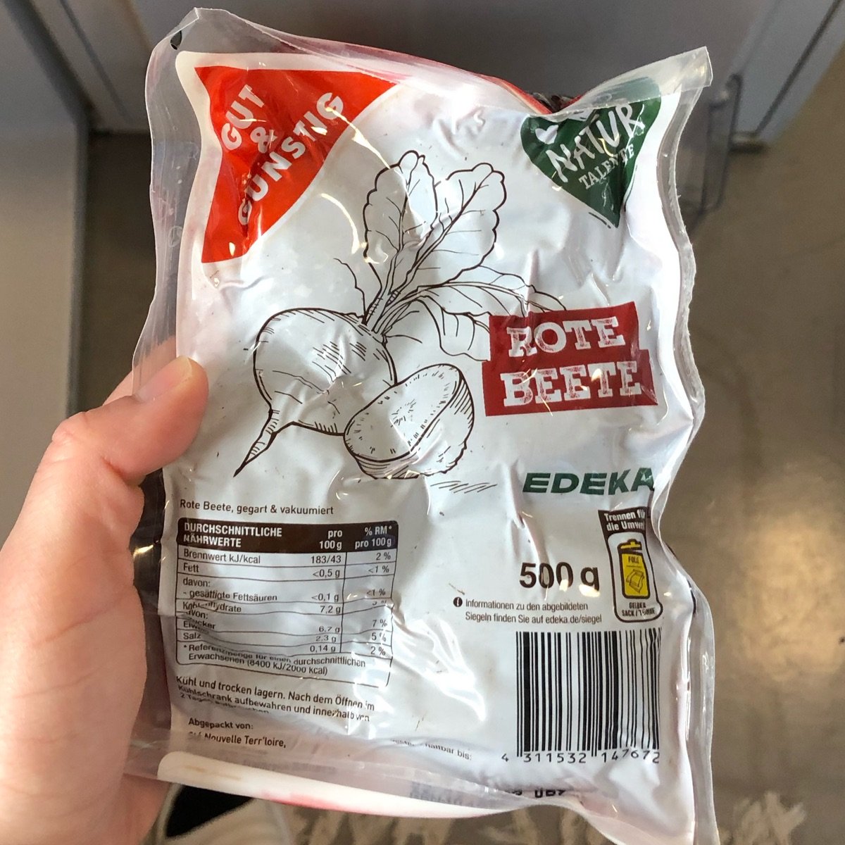 Rote beete from Edeka - Vegan Product Reviews & Ratings | abillion