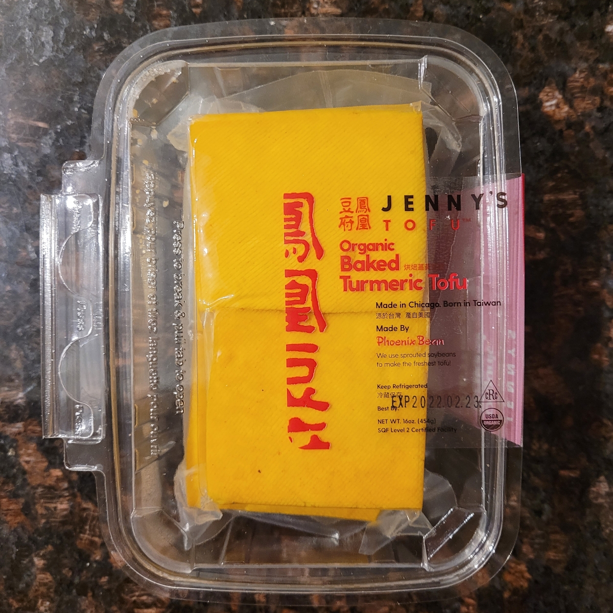 Organic Baked Turmeric Tofu from Jenny's Tofu - Vegan Product Reviews ...