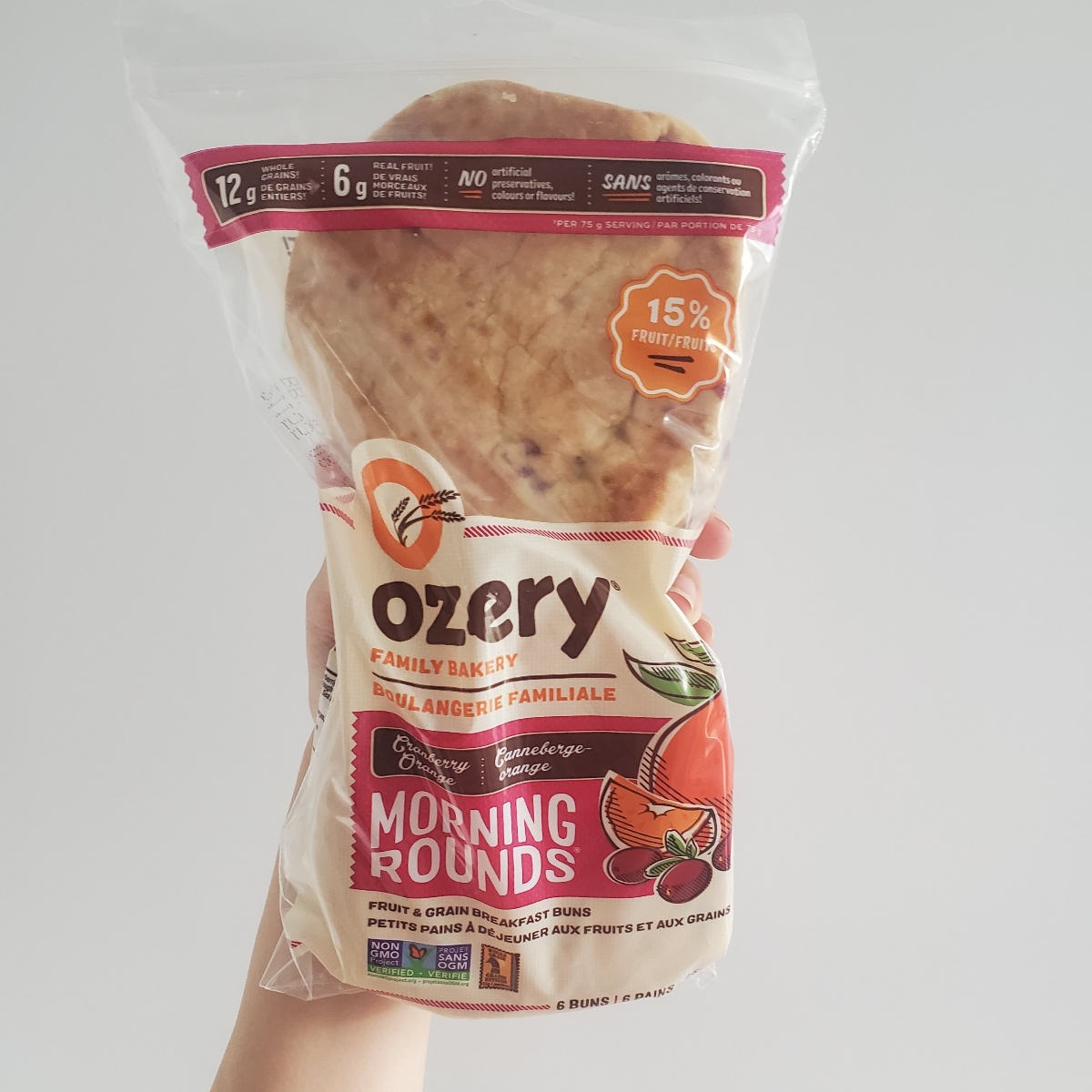 Morning Rounds Cranberry Orange from Ozery Bakery - Vegan Product ...