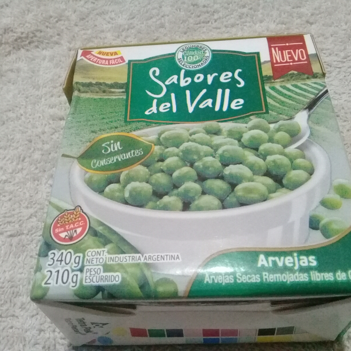 arvejas from Sabores del Valle - Vegan Product Reviews & Ratings | abillion