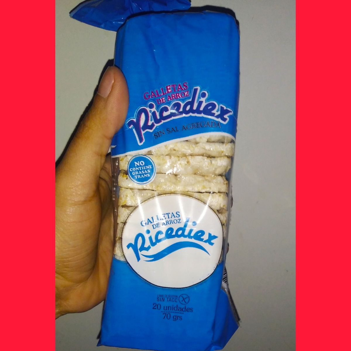 Galletas de Arroz sin Agregados de Sal from Ricediex - Vegan Product ...