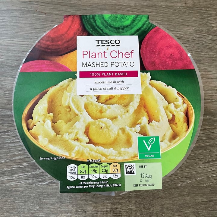 Tesco Plant Chef Mashed potato Review | abillion
