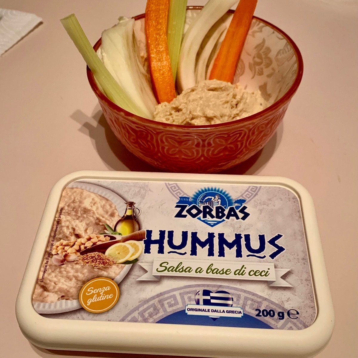 Hummus from Zorbas - Vegan Product Reviews & Ratings | abillion