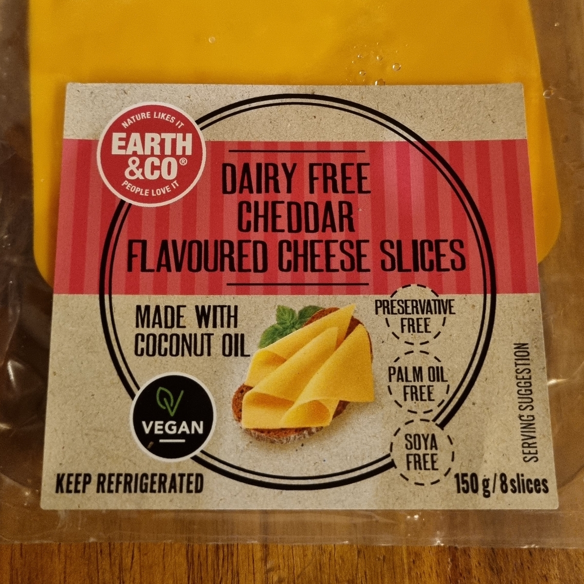 Earth & Co Dairy Free Cheddar Slices Reviews | abillion