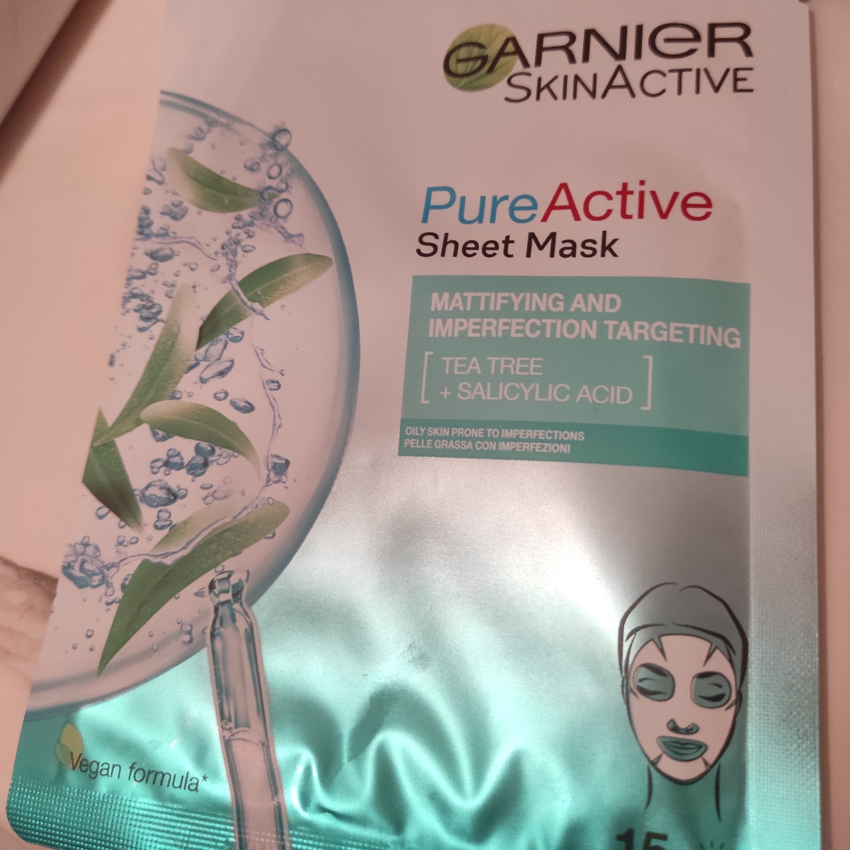 Pure Active Sheet Mask from Garnier - Vegan Product Reviews & Ratings ...