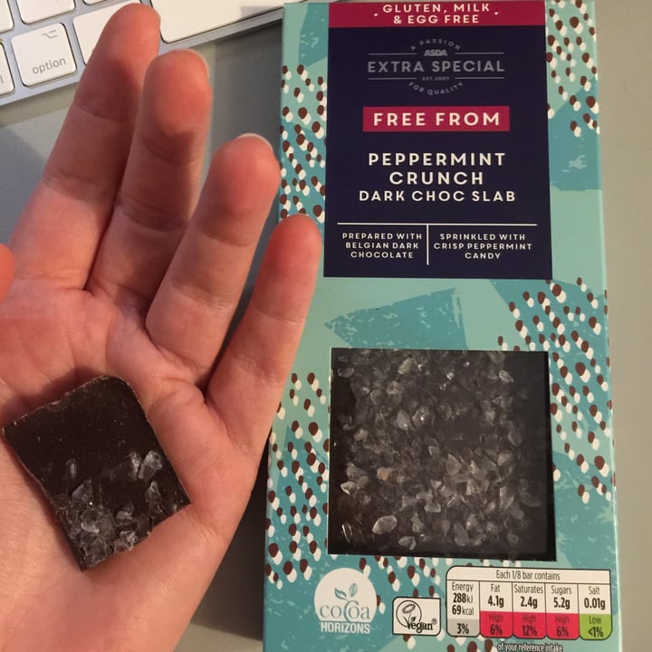 ASDA Peppermint Crunch Chocolate Slab Review | abillion