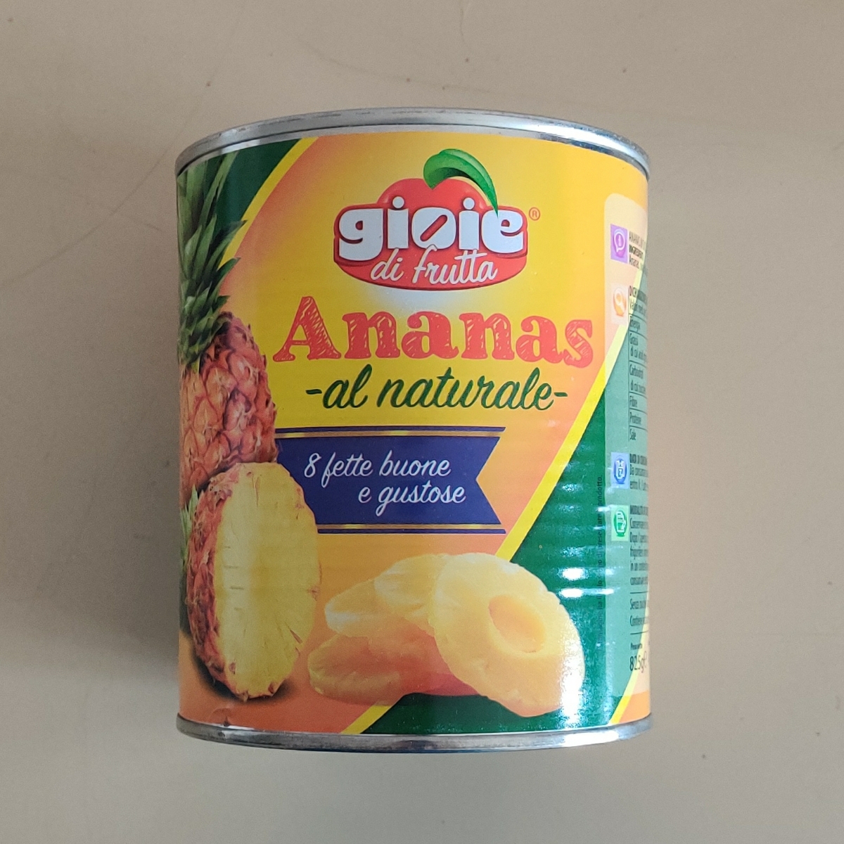 Ananas Al Naturale from Gioie di frutta - Vegan Product Reviews & Ratings | abillion