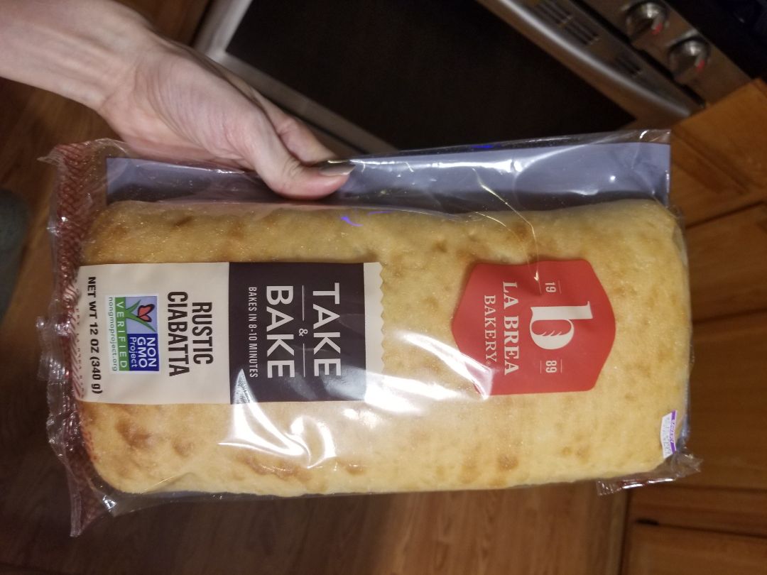 La brea take and bake ciabatta from La Brea Bakery - Vegan Product ...