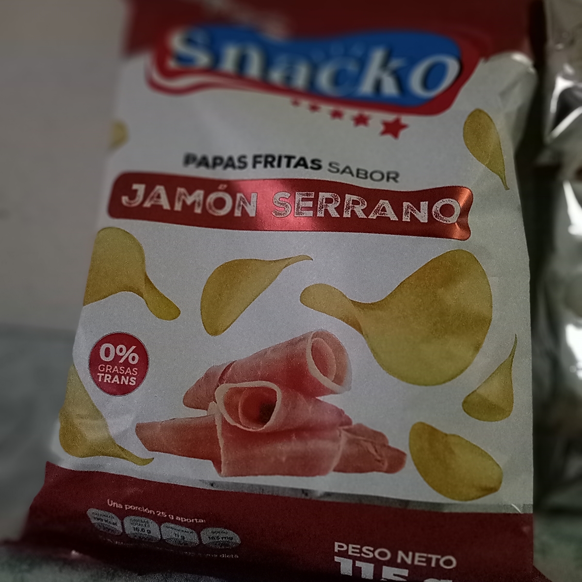 Papas fritas sabor jamón serrano from Snacko - Vegan Product Reviews & Ratings | abillion