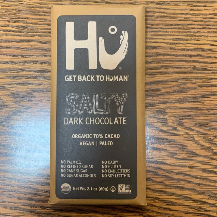 Hu Kitchen Salty Dark Chocolate 70% Cacao Review | abillion