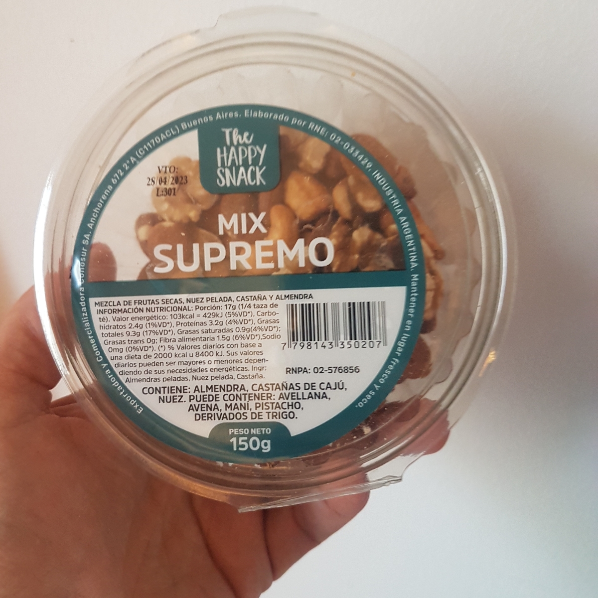 Mix Supremo from The Happy Snack - Vegan Product Reviews & Ratings ...
